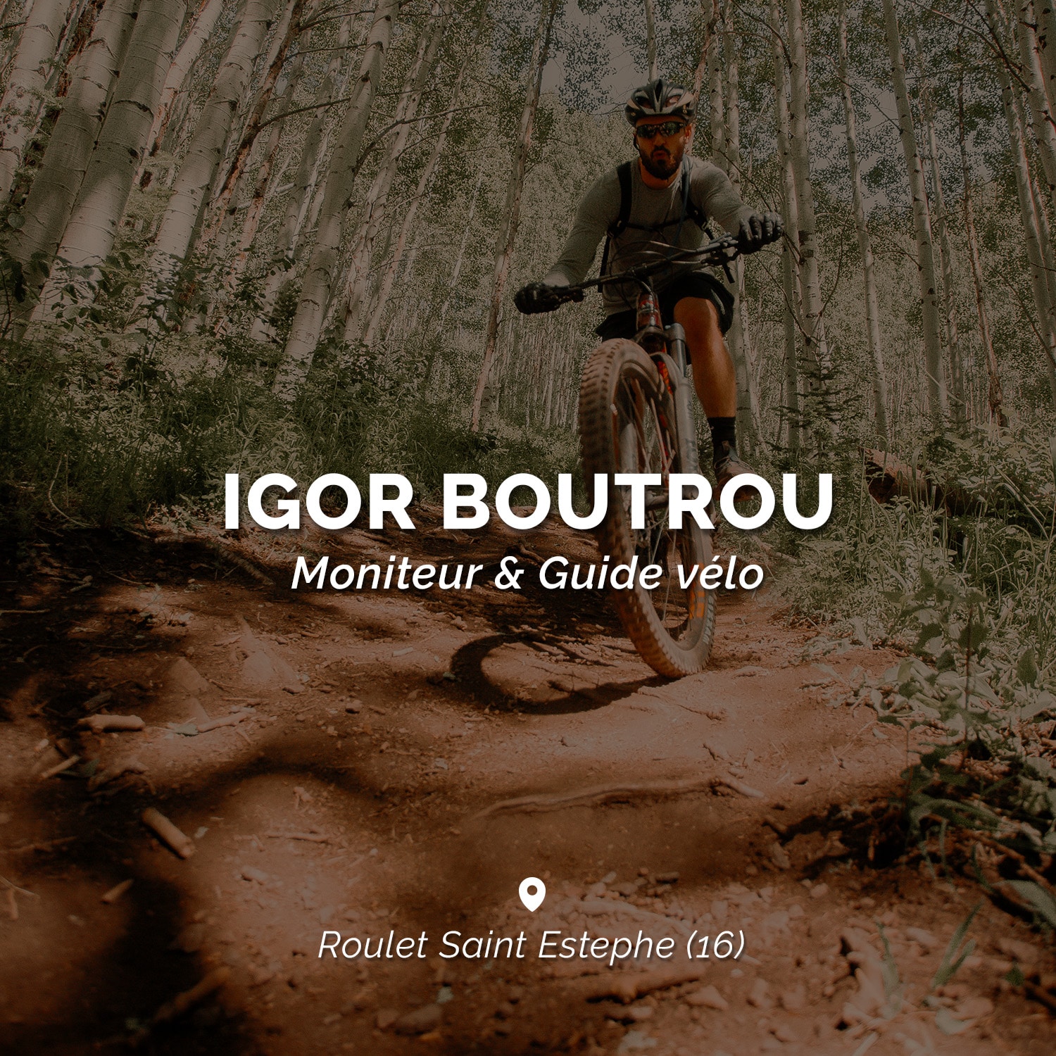 Igor Boutrou - Moniteur & guide vélo - Charente - Heliscoop